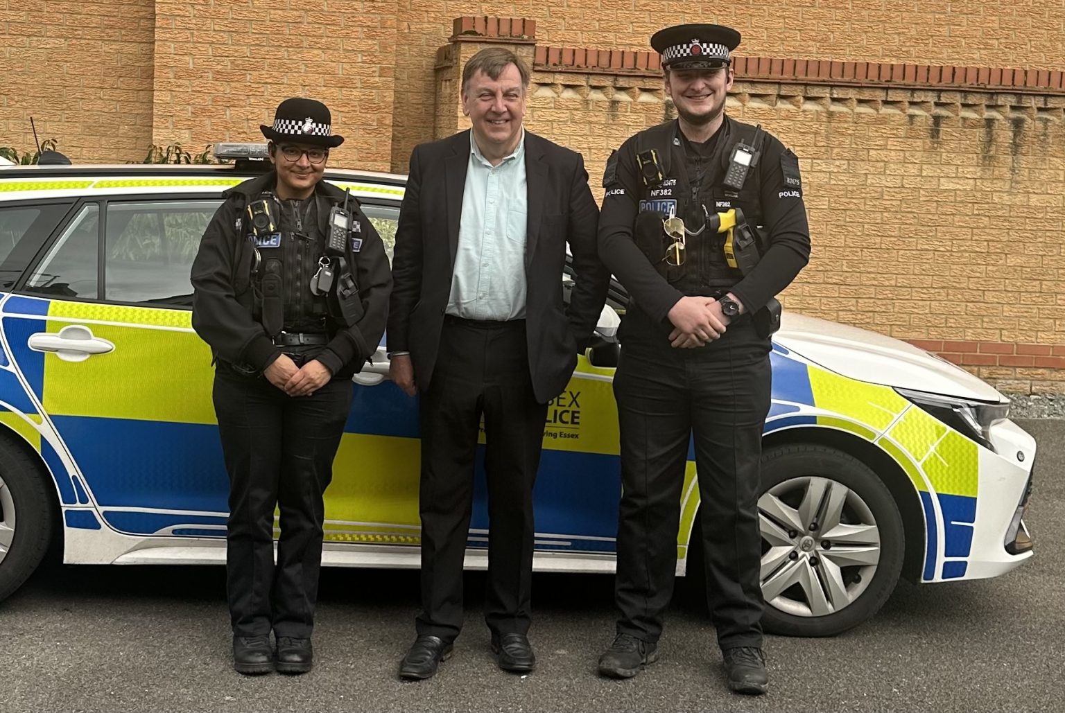 Sir John Whittingdale, MP for Maldon, accompanies Essex Police on ...